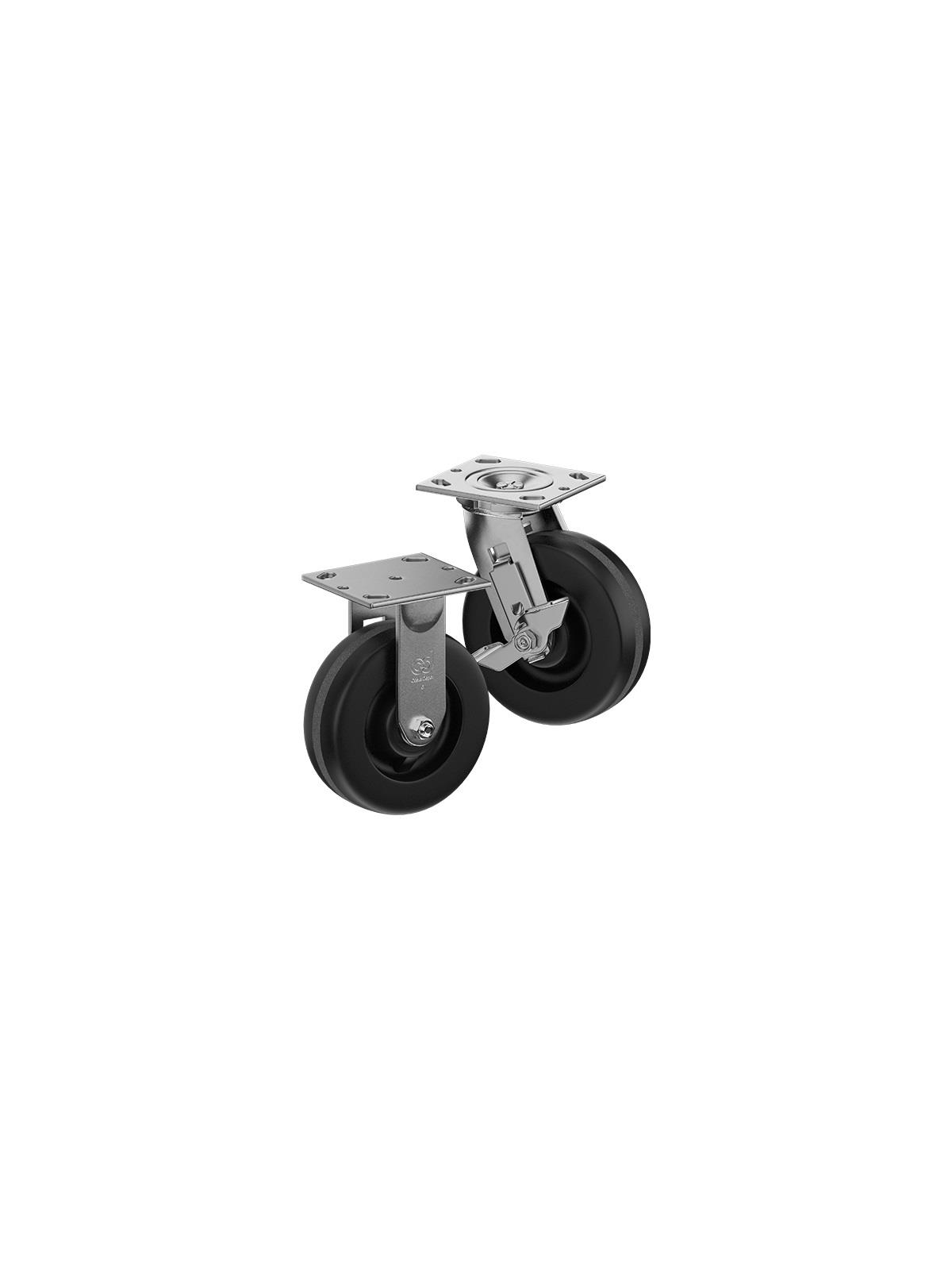 Casterdepot Top Plate Casters - All Purpose & Easy Rolling - Capacities ...